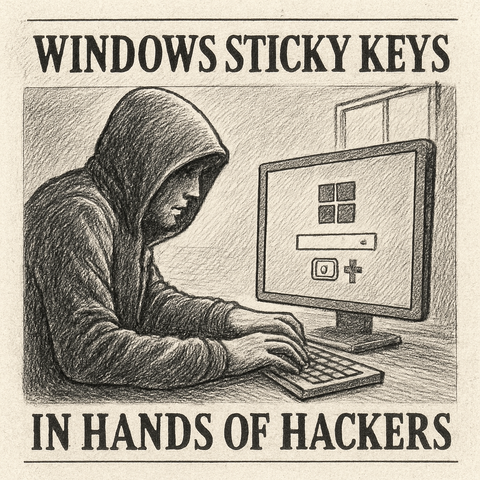 Windows Sticky Keys in Hands of Hackers